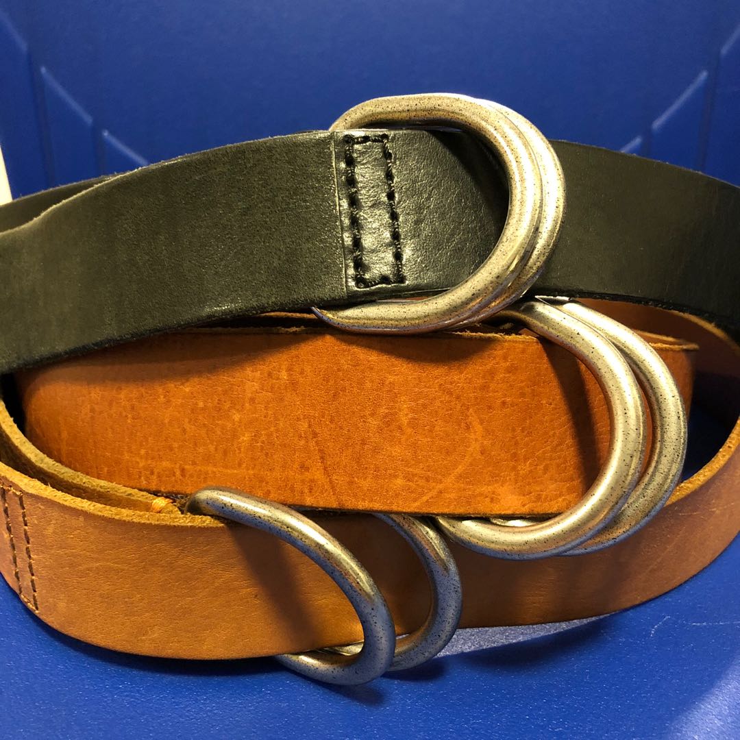 Uniqlo Double Loop Belt (free sizing, sold as pack), Men's Fashion ...
