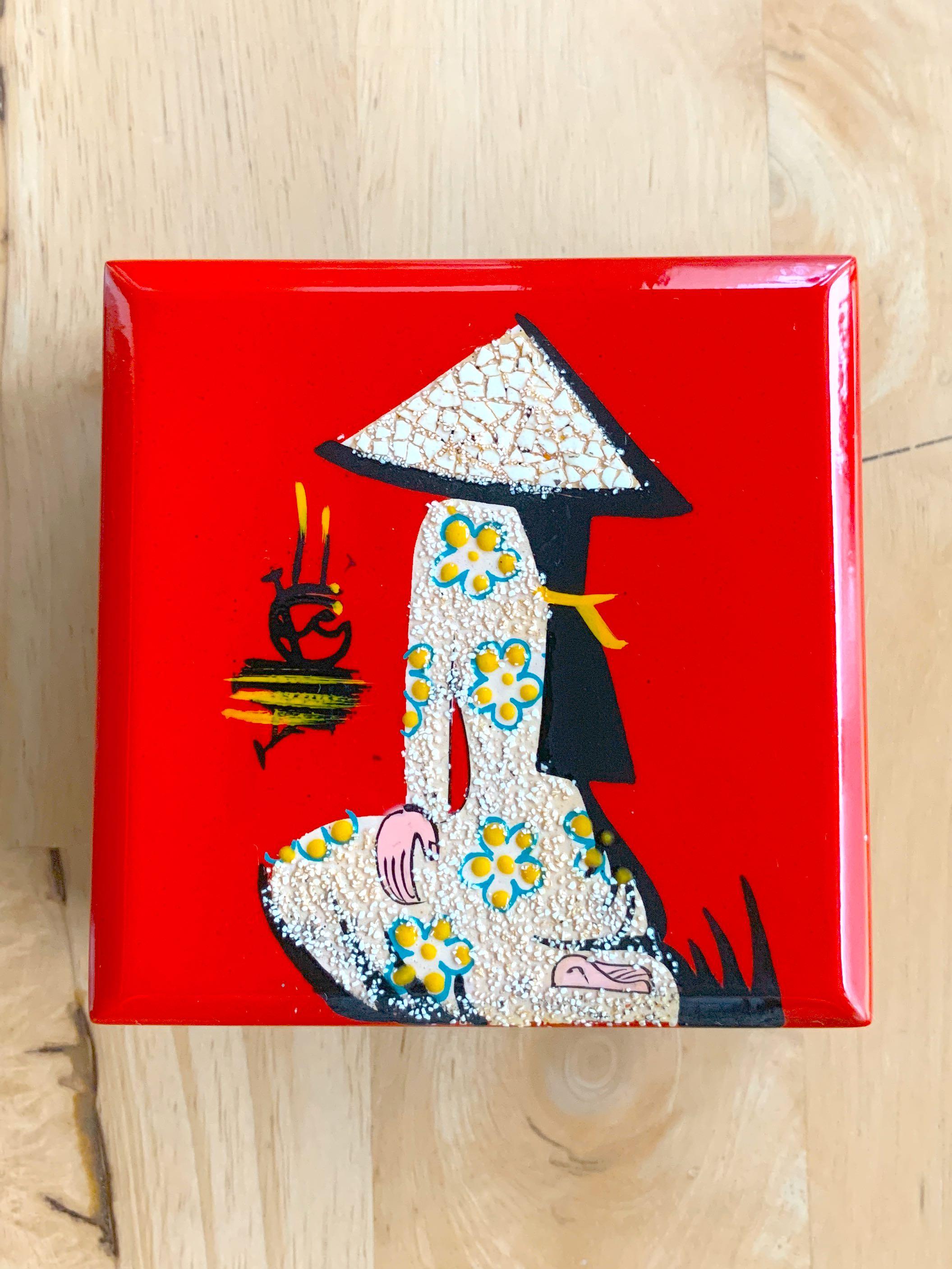 Vietnamese Lacquer Jewellery Box, Women's Fashion, Jewelry & Organisers ...