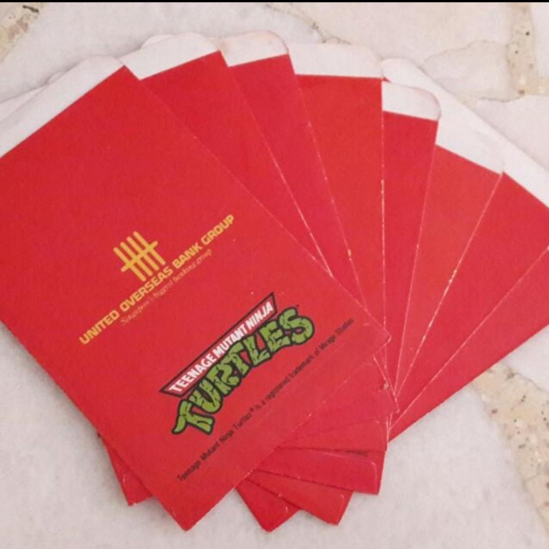 Vintage Ninja Turtles Red Packets, Hobbies & Toys, Memorabilia ...