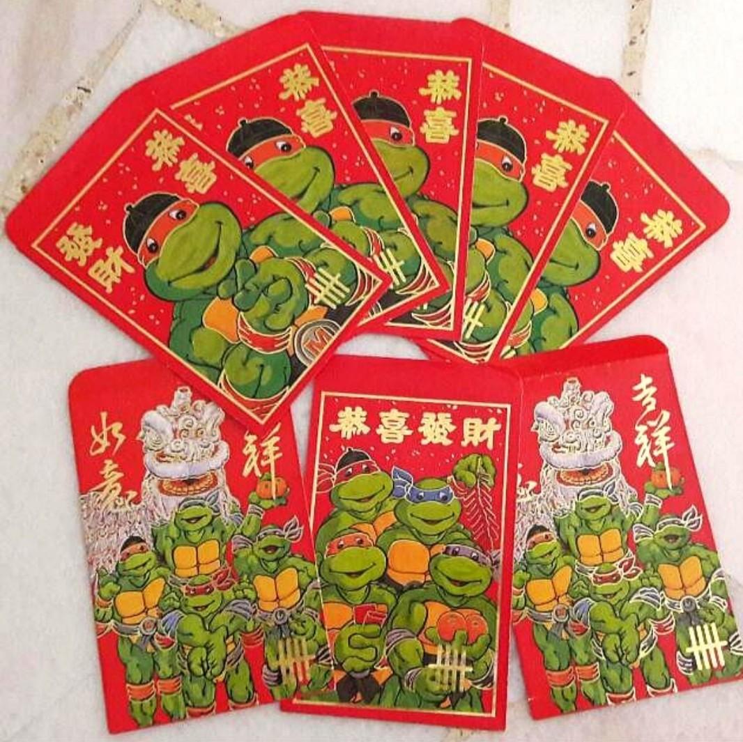 Vintage Ninja Turtles Red Packets, Hobbies & Toys, Memorabilia ...