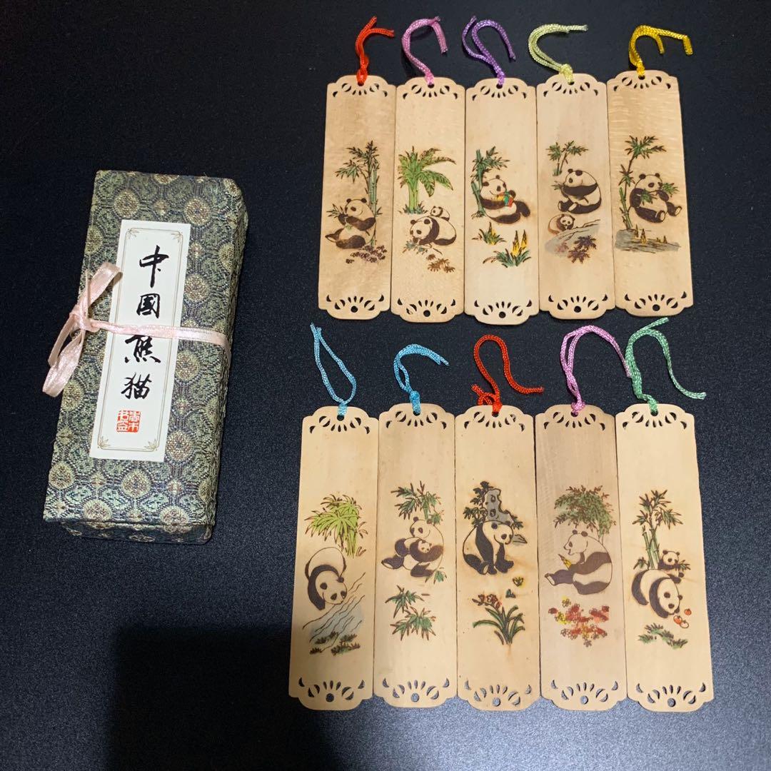 Vintage Wooden Bookmarks from China in 1998, Hobbies & Toys ...