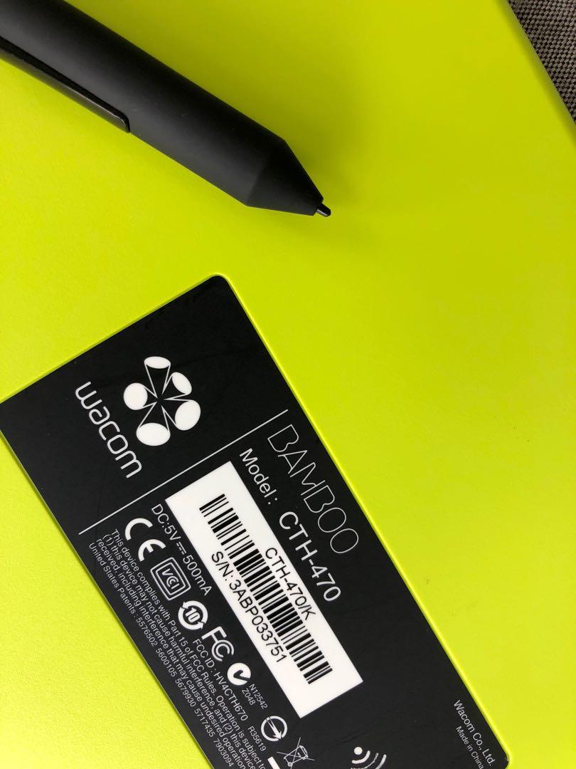 Wacom bamboo cth-470, Mobile Phones & Gadgets, E-Readers on Carousell