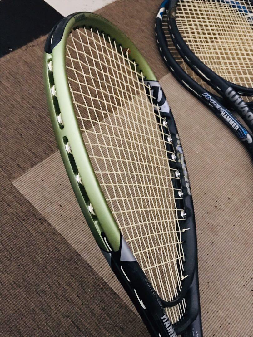 Wilson hyper hammer roller 2.6 tennis racket, Sports Equipment, Sports ...