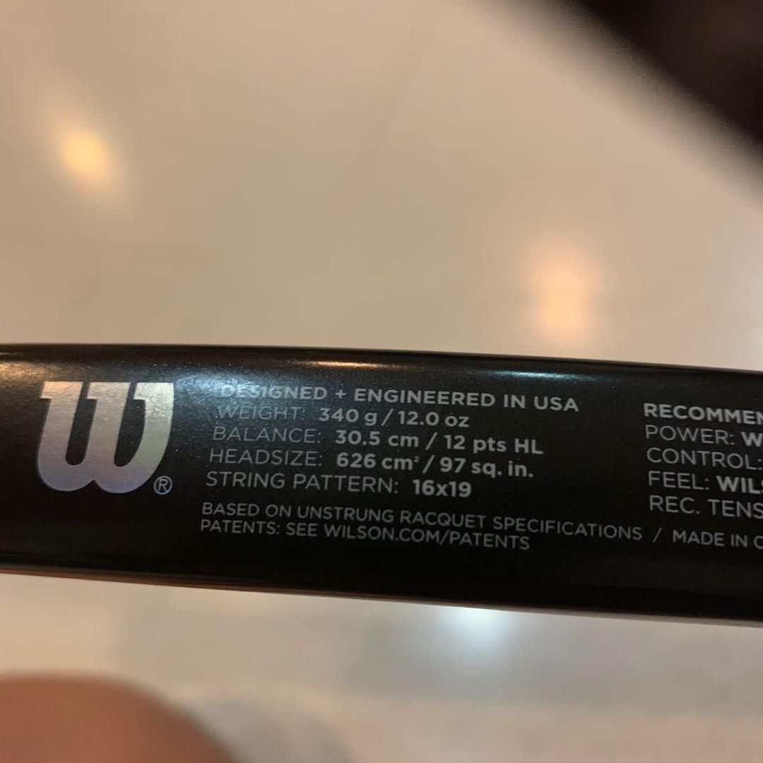 Wilson Tennis Racket Prostaff RF 97(Autography), Sports Equipment ...
