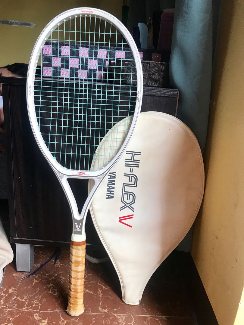 Yamaha Hi- Flex V Graphite Tennis Racquet, Sports Equipment, Sports ...