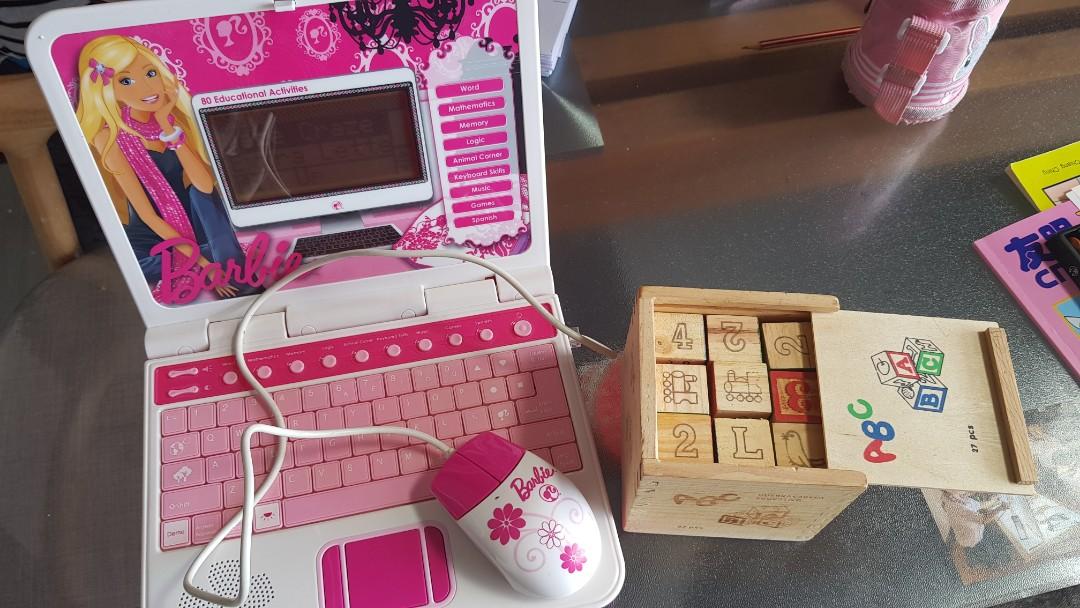 Barbie Laptop, Hobbies & Toys, Toys & Games on Carousell