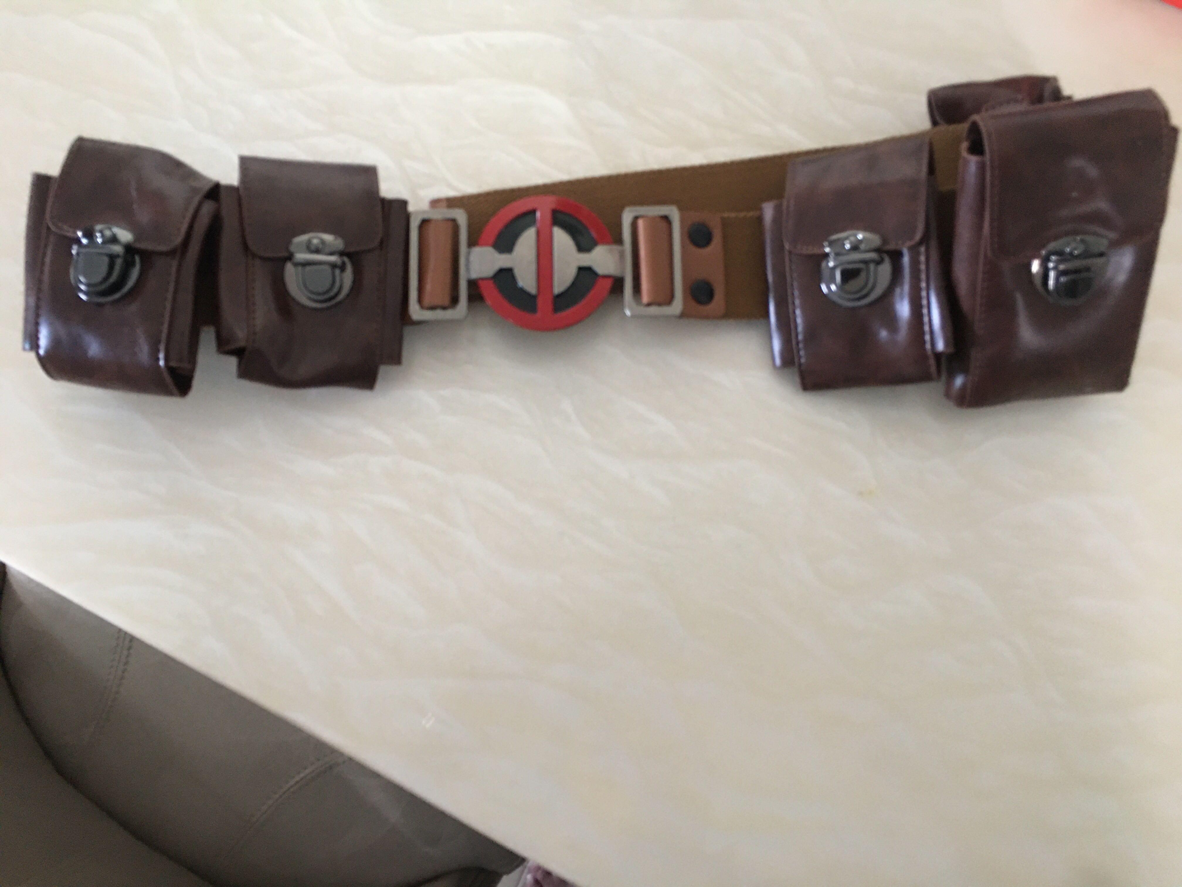 Deadpool Katana Holder, toy katana,Deadpool Utility Belt and rubber ...