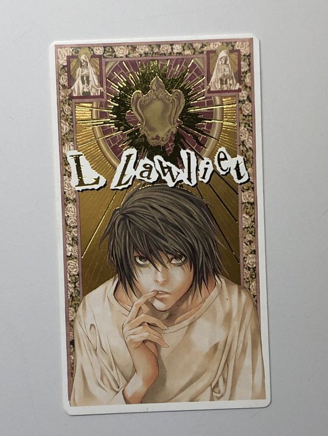 Death Note L Lawliet Card, Hobbies & Toys, Memorabilia & Collectibles ...