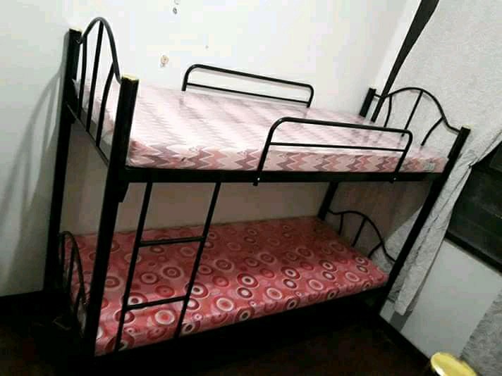 Double deck single with ordinary foam, Furniture & Home Living ...