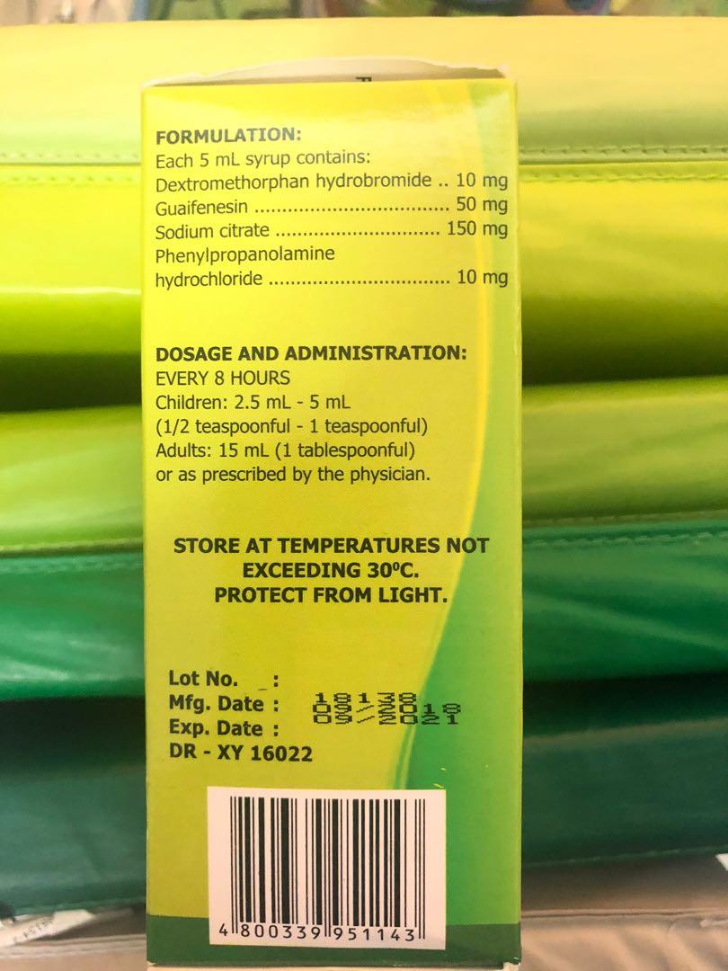 DYNATUSSIN SYRUP 120ML - Exp 9/2021, Everything Else on Carousell