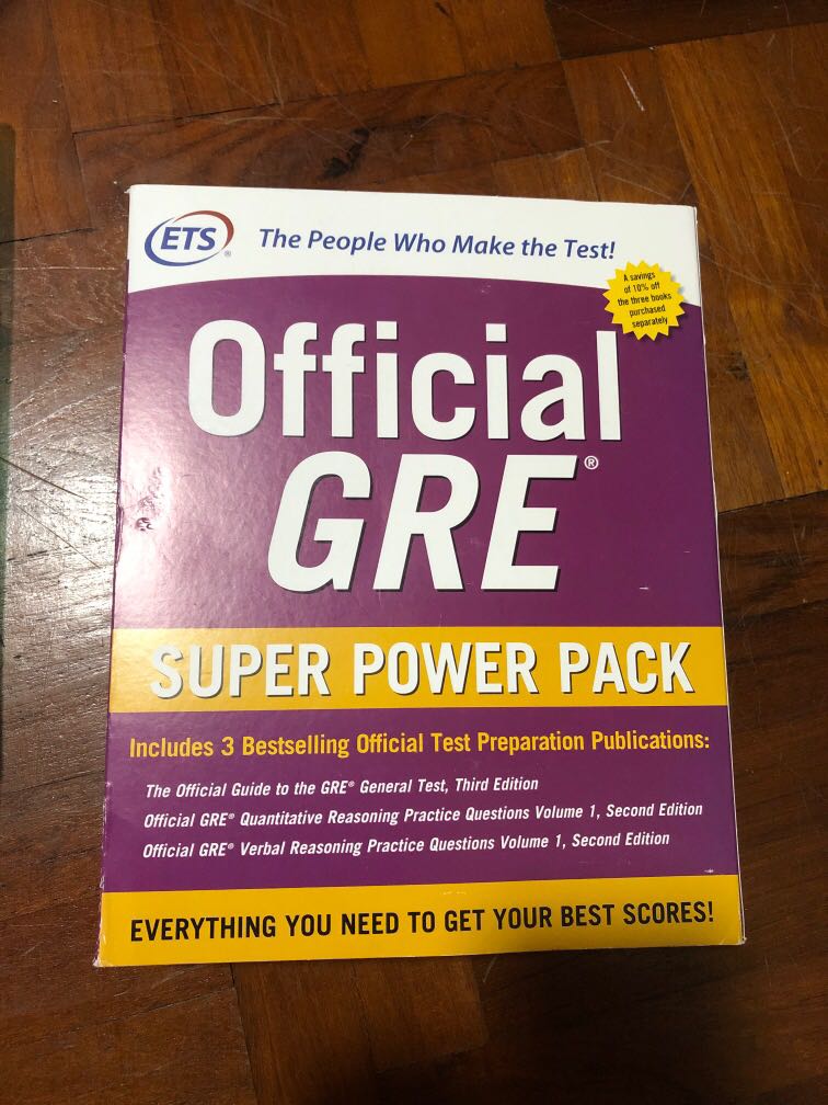 ETS GRE Official Super power pack, Hobbies & Toys, Books & Magazines ...