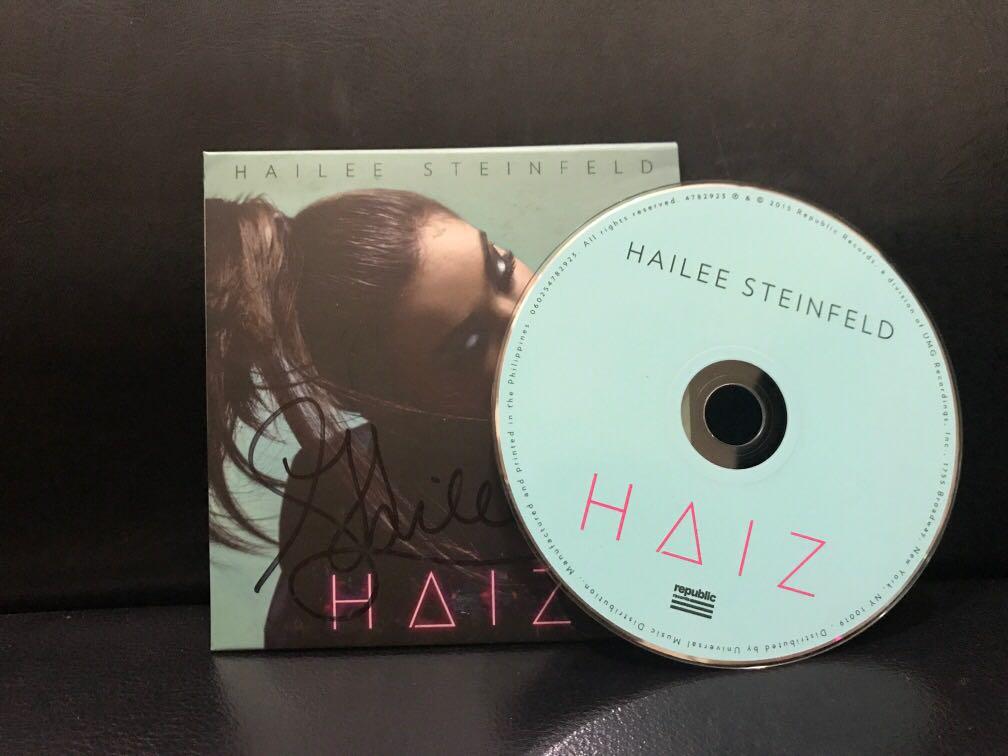 Haiz- Hailee Steinfeld autographed CD, Hobbies & Toys, Music & Media ...