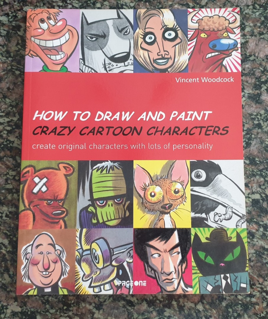How To Draw And Paint Crazy Cartoon Characters Hobbies Toys