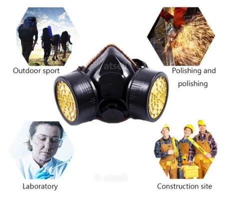 HW Cartridge Industrial Respirator Gas Safety Anti-Dust Chemical Paint ...