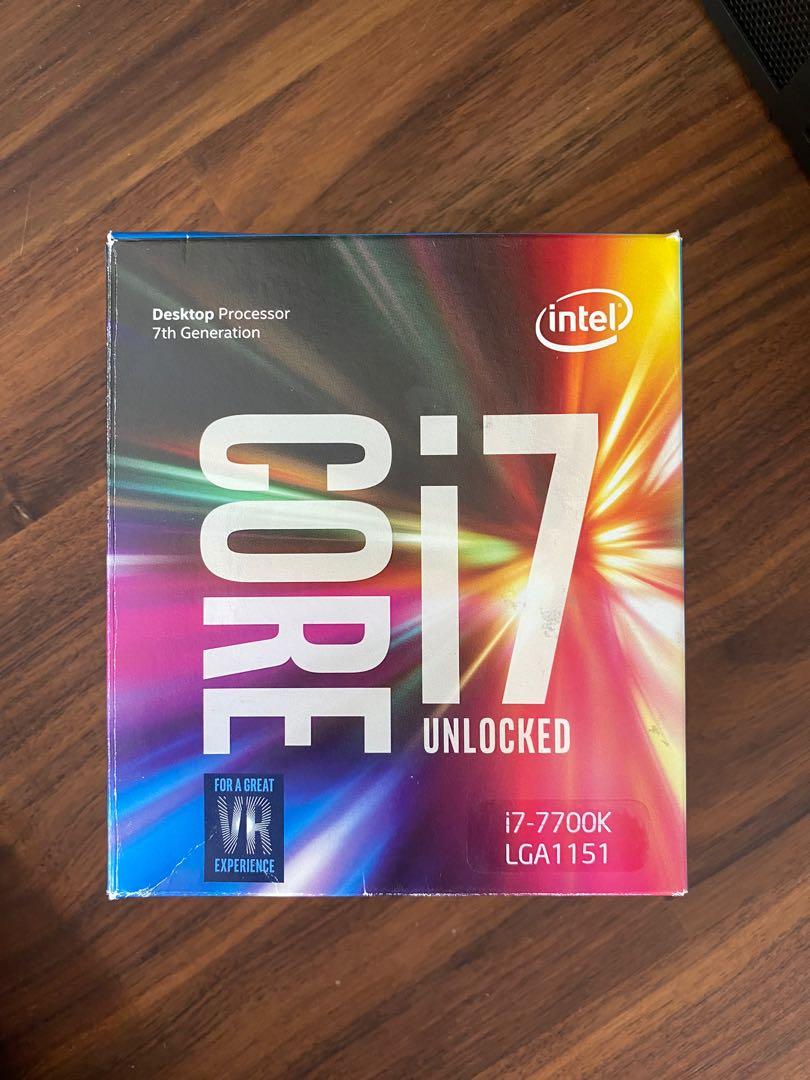 i7 7700k Intel processor (Delidded), Computers & Tech, Parts ...