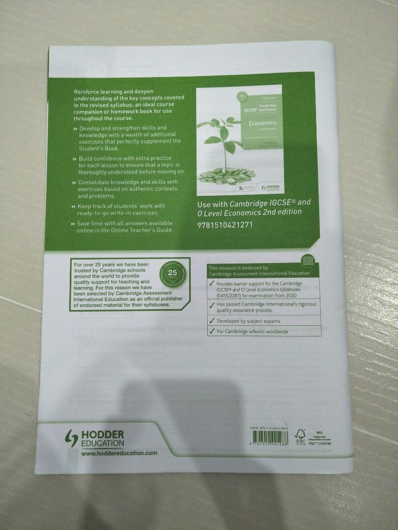 Igcse Economics Workbook Hobbies And Toys Books And Magazines Textbooks On Carousell