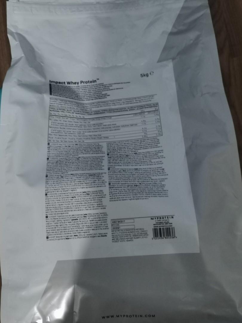 Impact Whey Protein Cinnamon Danish 5kg, Everything Else on Carousell