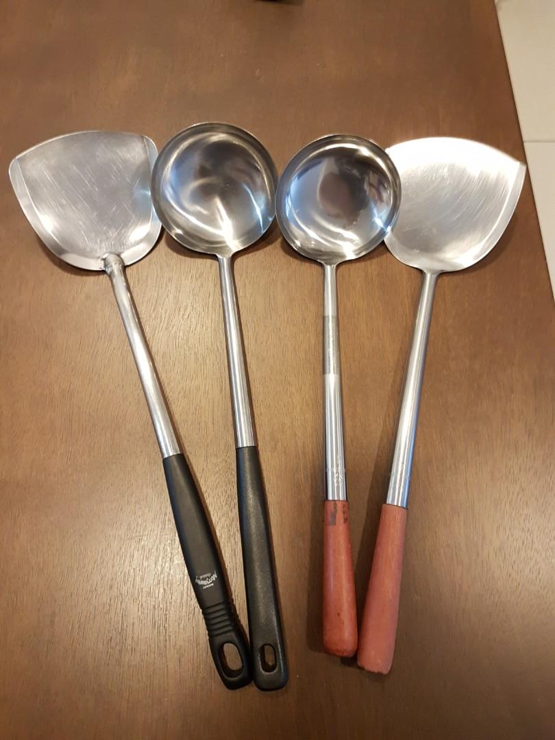 Suncraft Frying slice ladle kitchen utensils, Furniture & Home Living ...