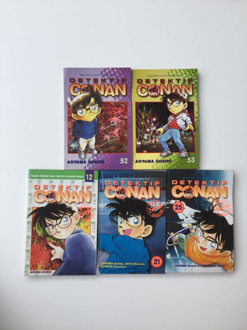 Komik Detektif Conan preloved, Buku & Alat Tulis, Komik dan Manga di Carousell