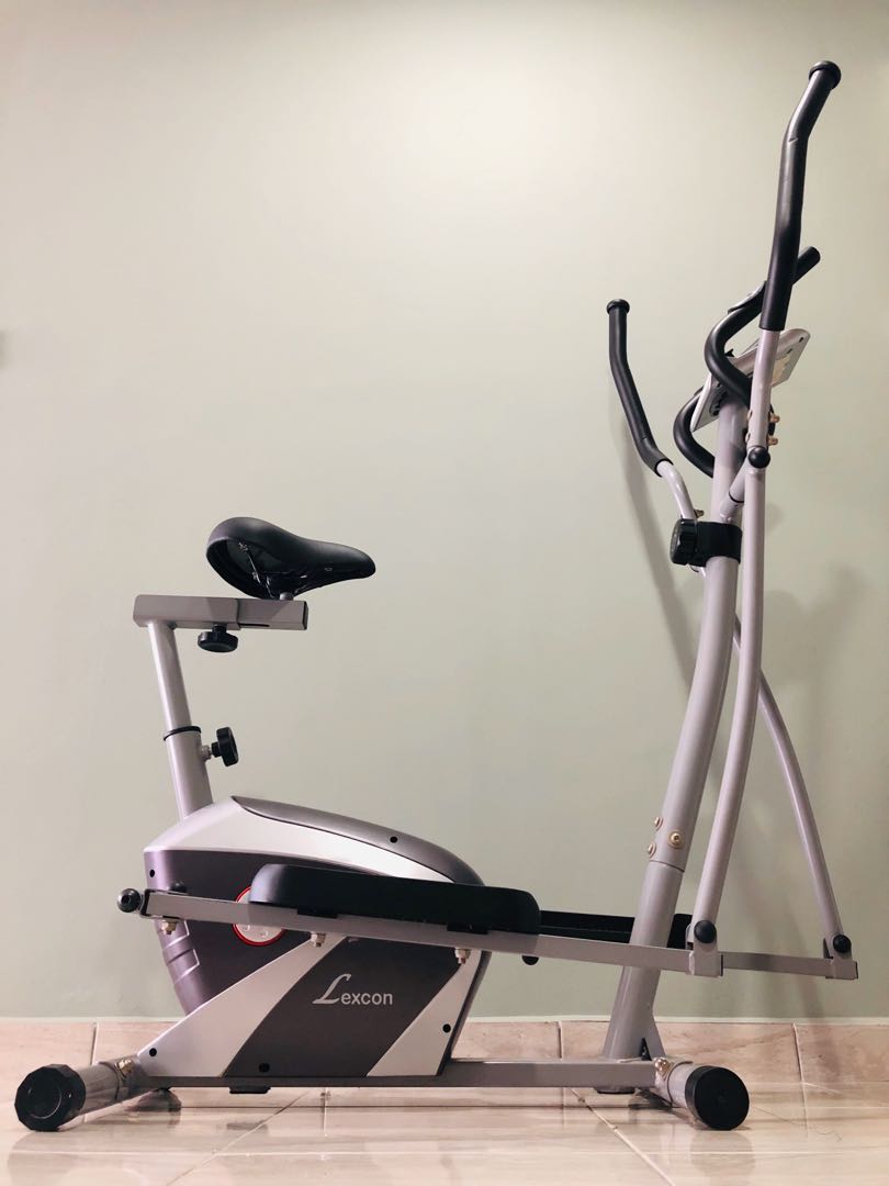 Lexcon Magnetic Resistance Elliptical Cross Trainer With Hand Pulse ...