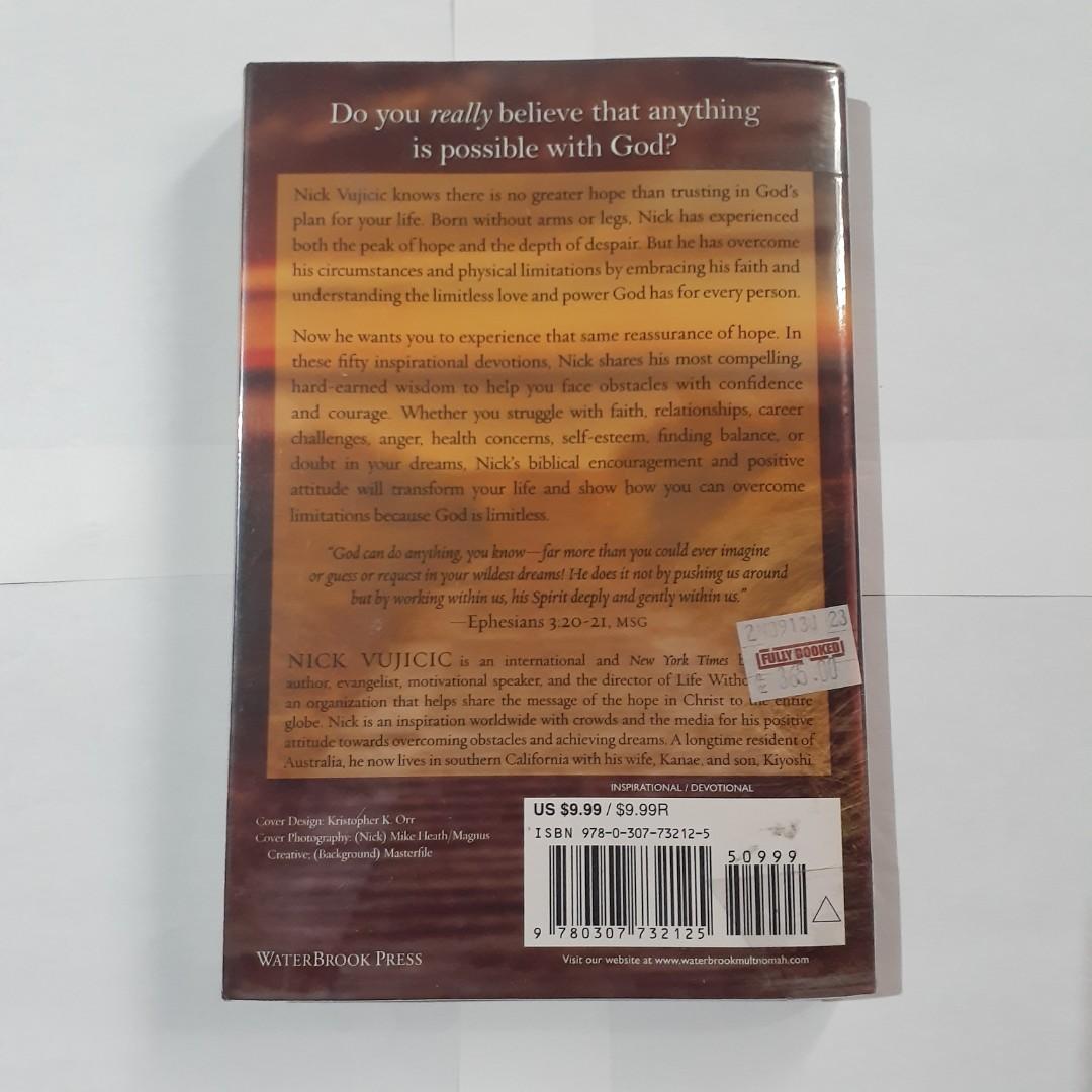 Limitless By Nick Vujicic Hobbies Toys Books Magazines Children