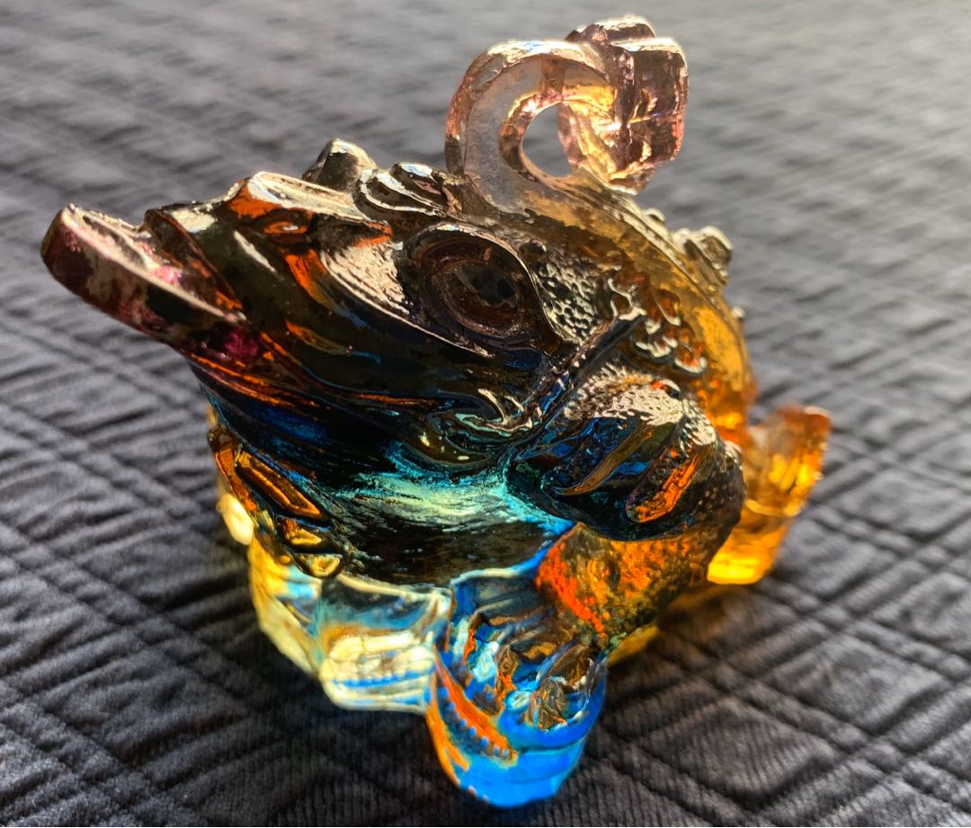 Liu Li Frog Toad Feng Shui display, Hobbies & Toys, Memorabilia ...