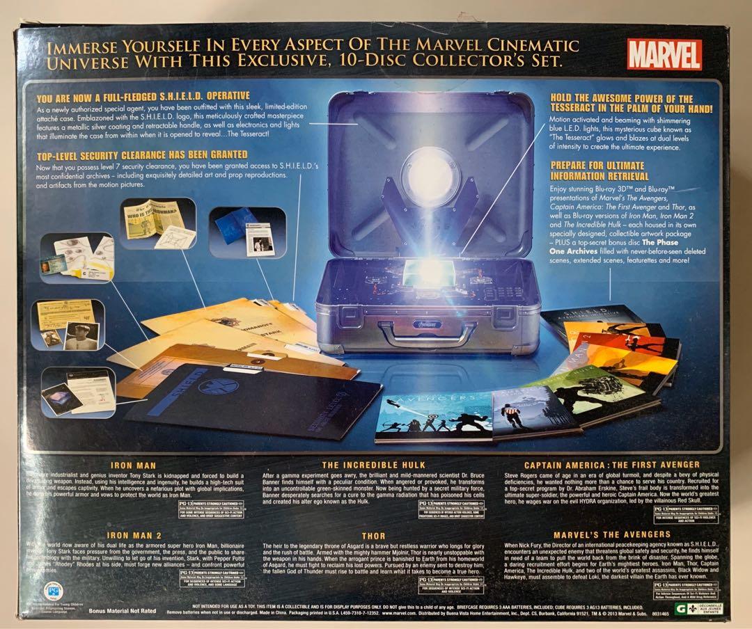 Marvel Cinematic Universe Phase 1 Blu Ray Box Set (Collector’s Item ...