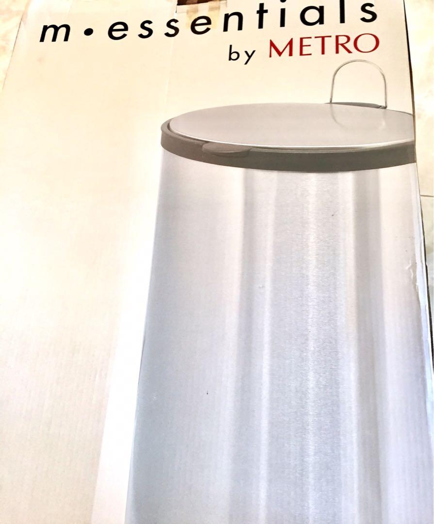Metro 30L stainless steel oval shape dustbin, Home Appliances ...