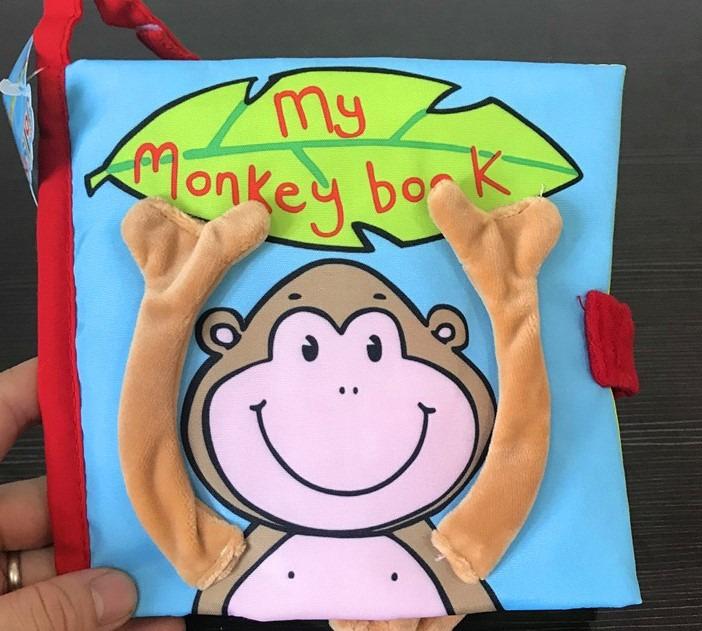 My Monkey Book Baby Cloth Book (Early Educational), Hobbies & Toys ...