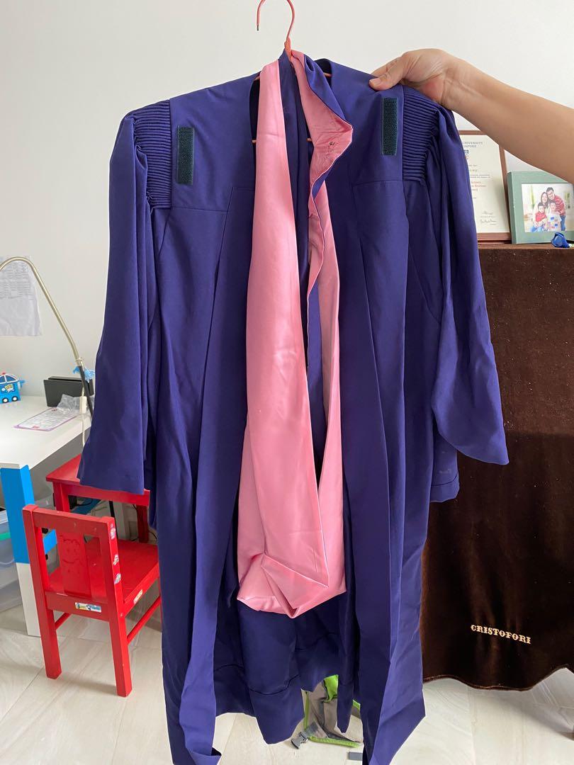 NUS graduation Socia science Gown, Women's Fashion, Dresses & Sets ...