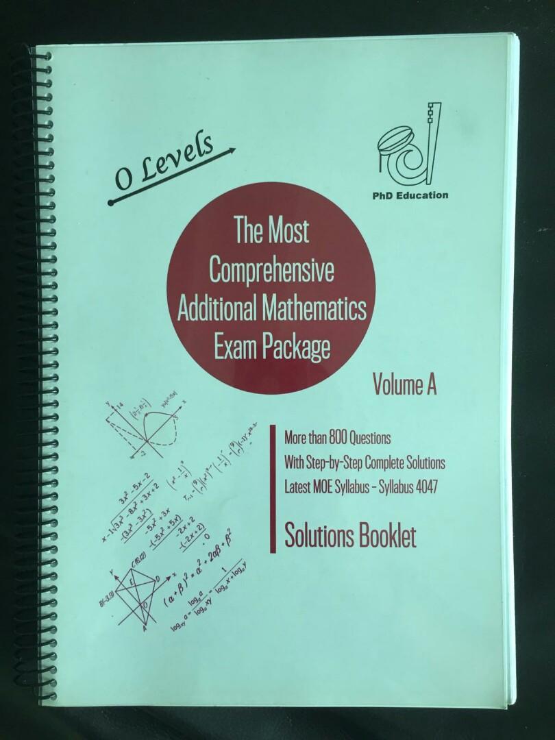 PhD Education Additional Mathematics Vol. A, Hobbies & Toys, Books ...