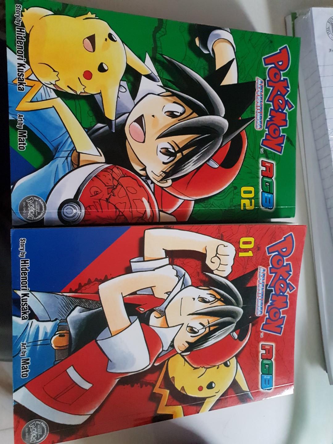 Pokemon Adventures RGB Volume 1 and 2 Manga, Hobbies & Toys, Books ...