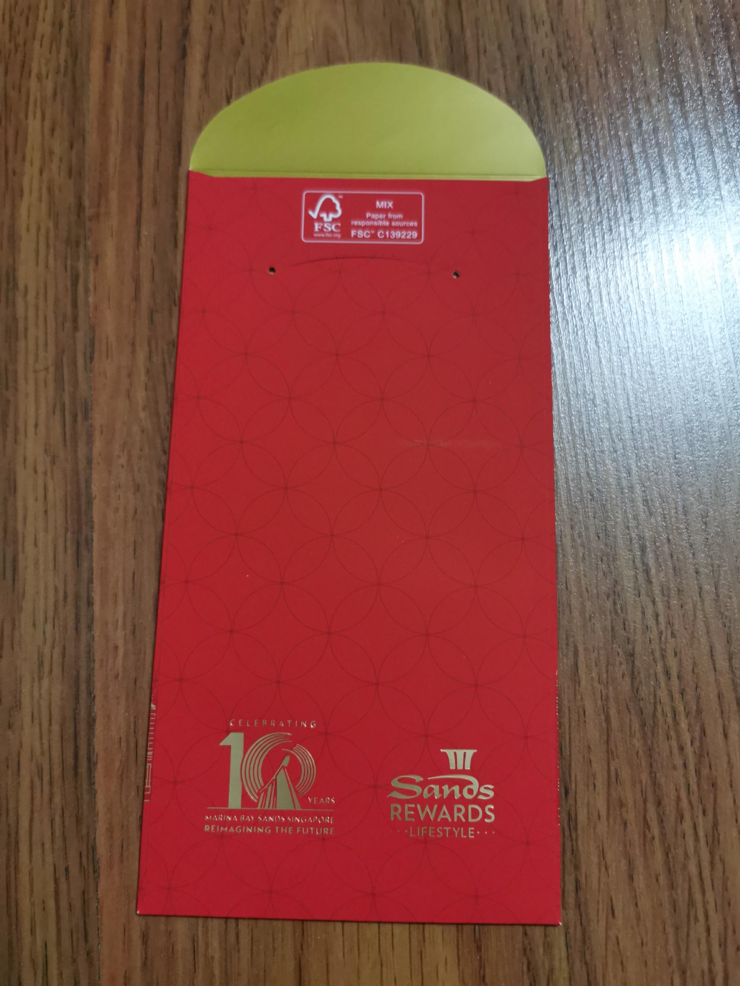 Red Packet Ang Pow Ang Bao Ang Pao Hong Bao from Marina Bay Sands MBS ...