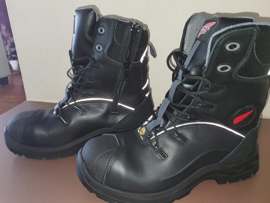 Red Wing Safety Boots Model 3207, Men's Fashion, Footwear, Boots on ...
