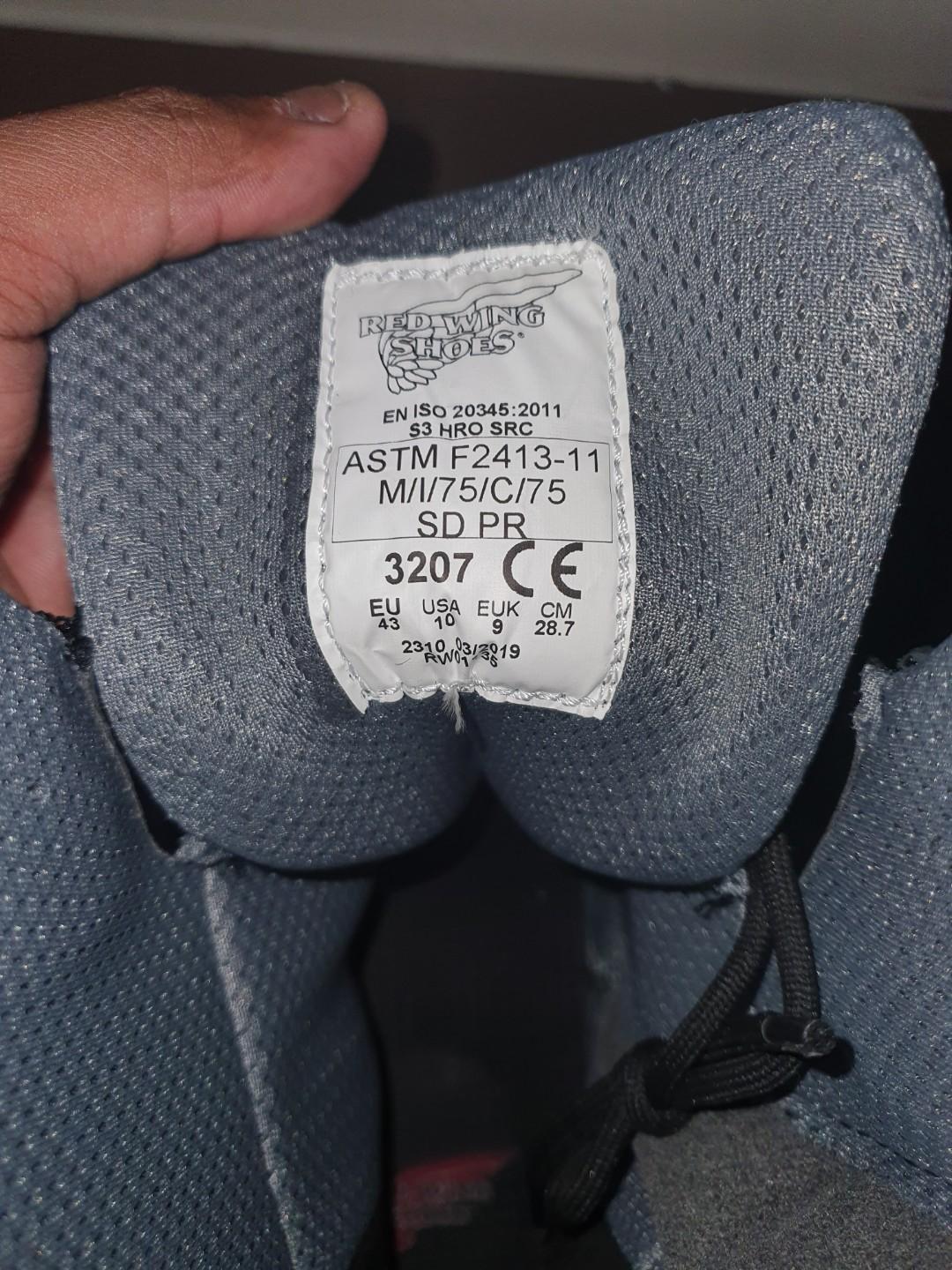 Red Wing Safety Boots Model 3207, Men's Fashion, Footwear, Boots on ...