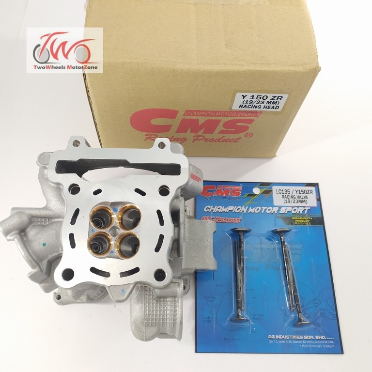 SNIPER150 / T150 CYLINDER HEAD RACING WITH COPPER VALVE SEAT CMS ...