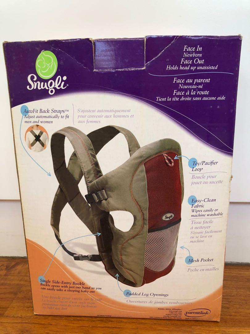Snugli Classic Soft Carrier Evenflo, Babies & Kids, Infant Playtime on ...