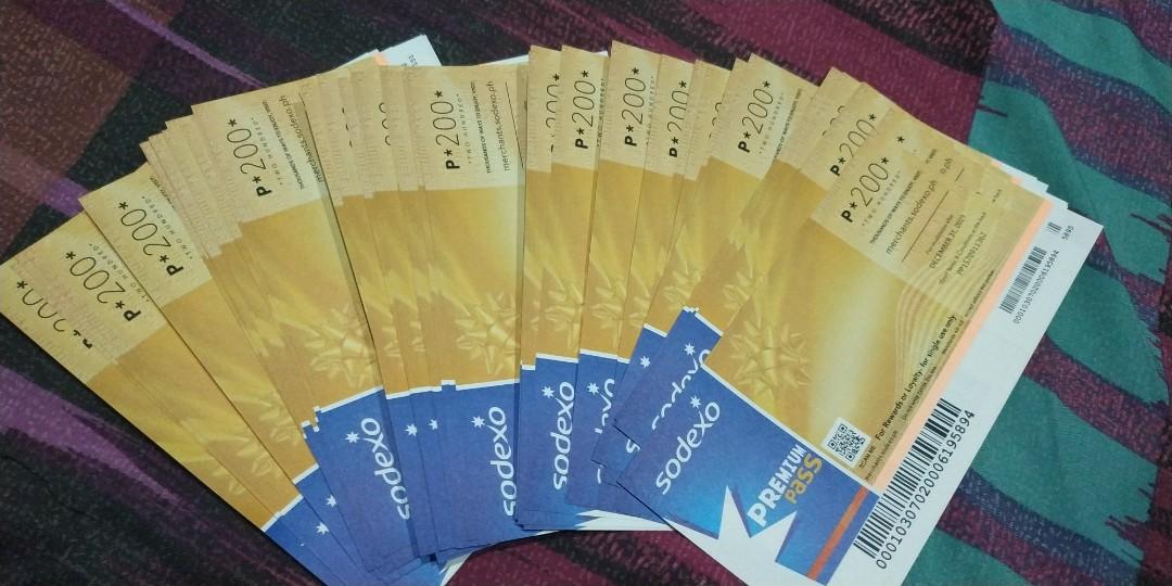 SODEXO Gift Cheque, Tickets & Vouchers, Store Credits on Carousell