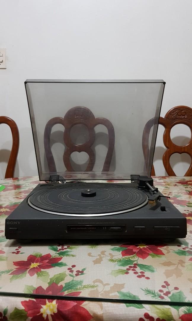 Sony Record Player / Servo Controlled LP Vinyl Turntable, Audio ...