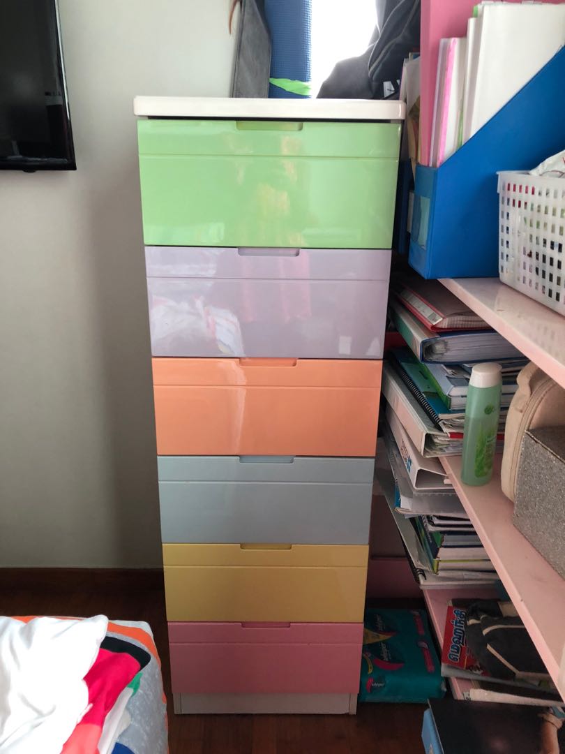 Tallboy Coloured Chest of Drawers, Furniture & Home Living, Furniture ...