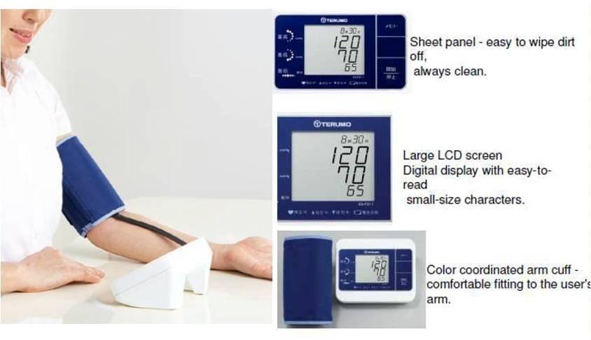 Terumo Digital Blood Pressure Monitor ES-P311, Health & Nutrition ...