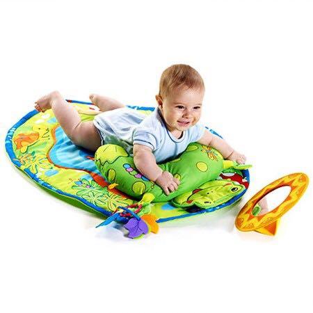 Tiny Love Tummy-Time Fun Activity Mat Frog Pillow & Mat, Babies & Kids ...