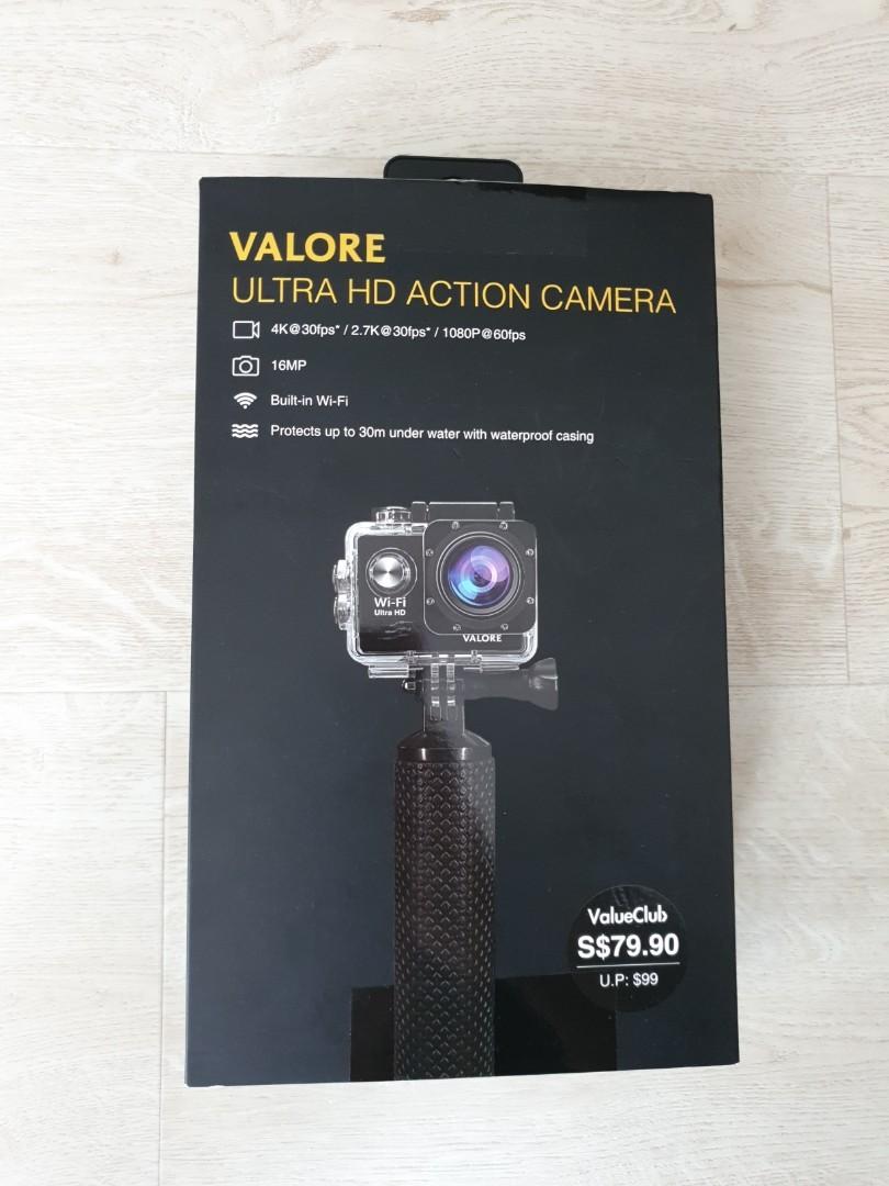 Valore Ultra HD Action Camera, Photography, Video Cameras on Carousell