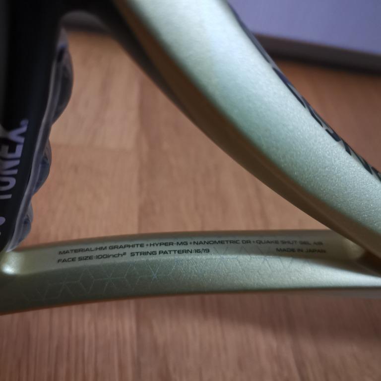 Yonex Ezone 100 Limited Edition Gold Tennis Racquet, Sports Equipment, Sports & Games, Racket ...