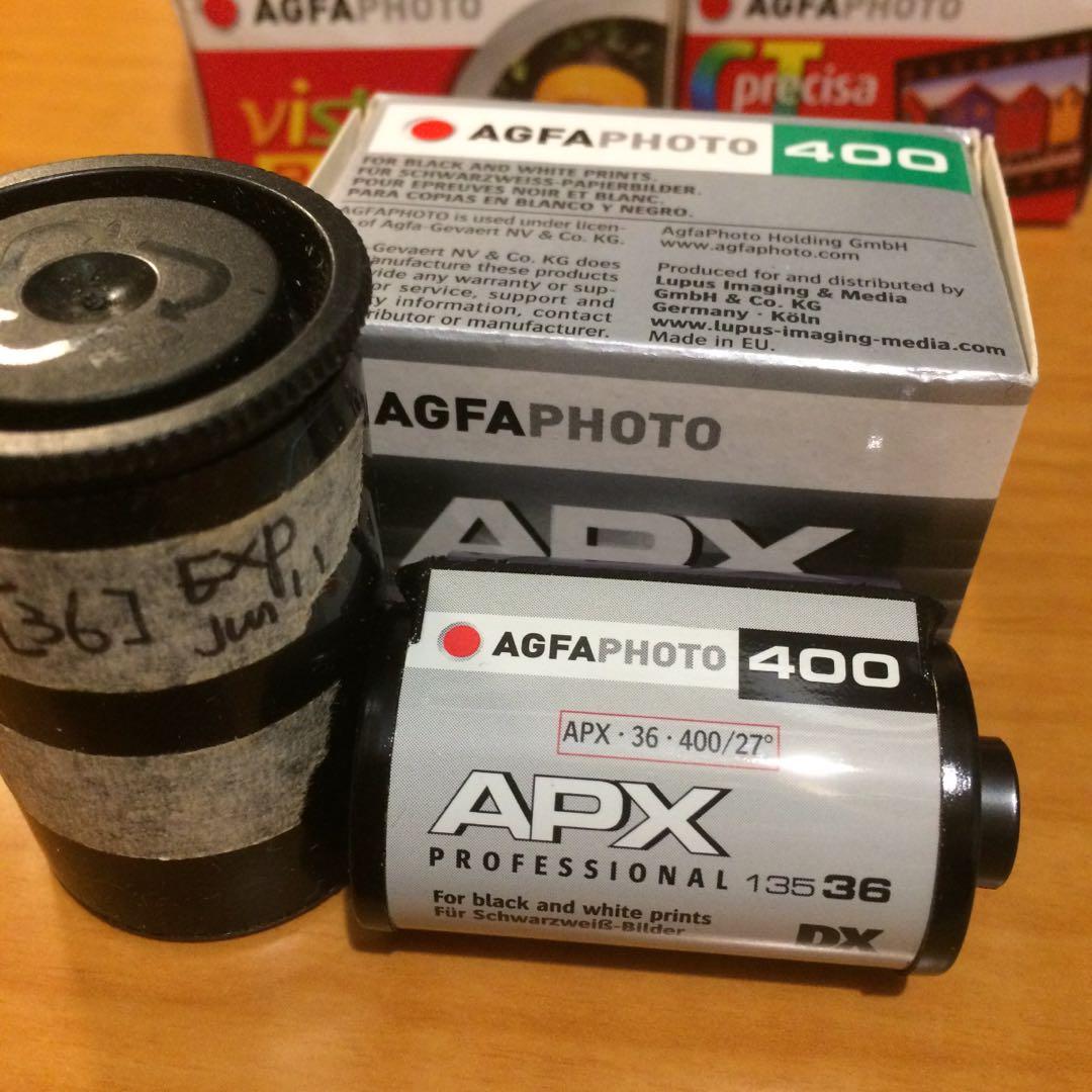 過期菲林 | AGFA APX Professional (b&w) 135 ISO400 36 exp. (2卷), 攝影器材, 鏡頭及裝備 ...