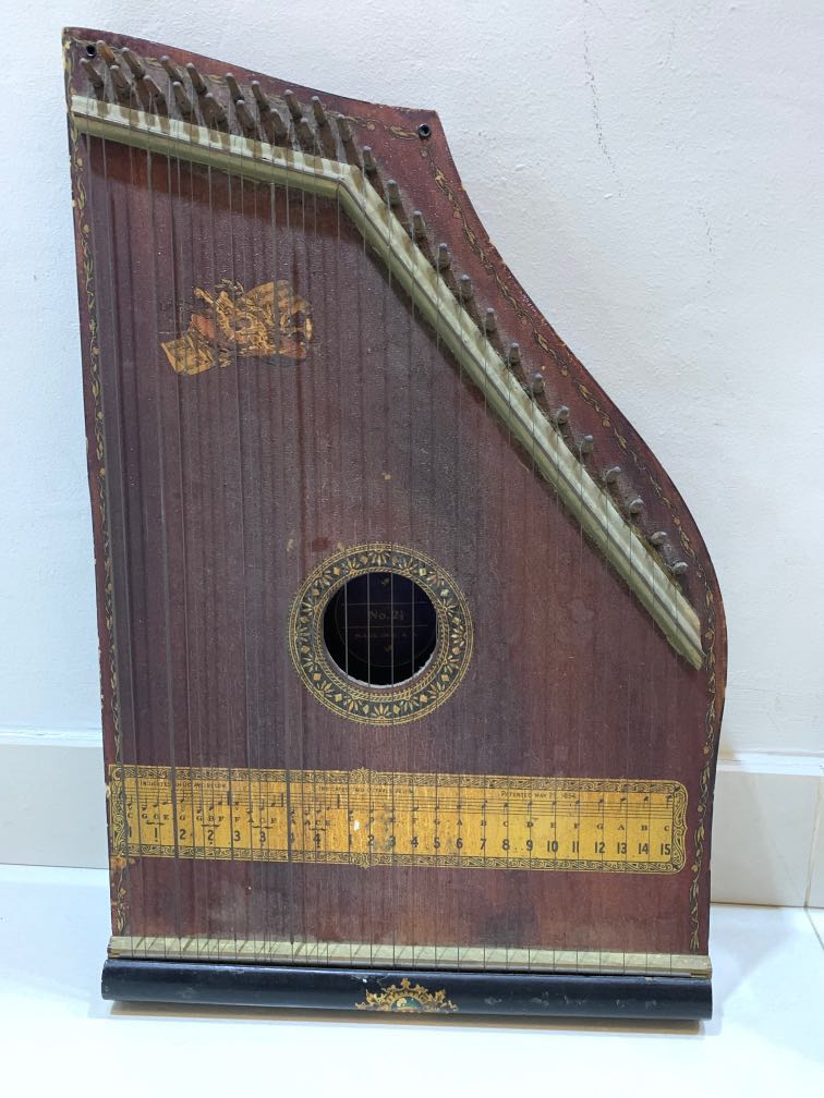 Antique Zither, Hobbies & Toys, Memorabilia & Collectibles, Vintage ...