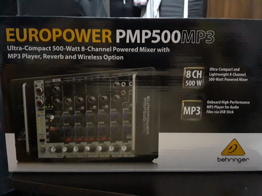 Behringer 8 channel Powered Mixer, Audio, Other Audio Equipment on ...