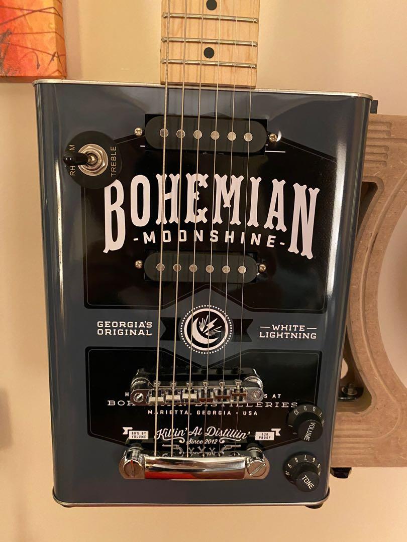 Bohemian Moonshine “cigar box” type guitar, Hobbies & Toys, Music ...