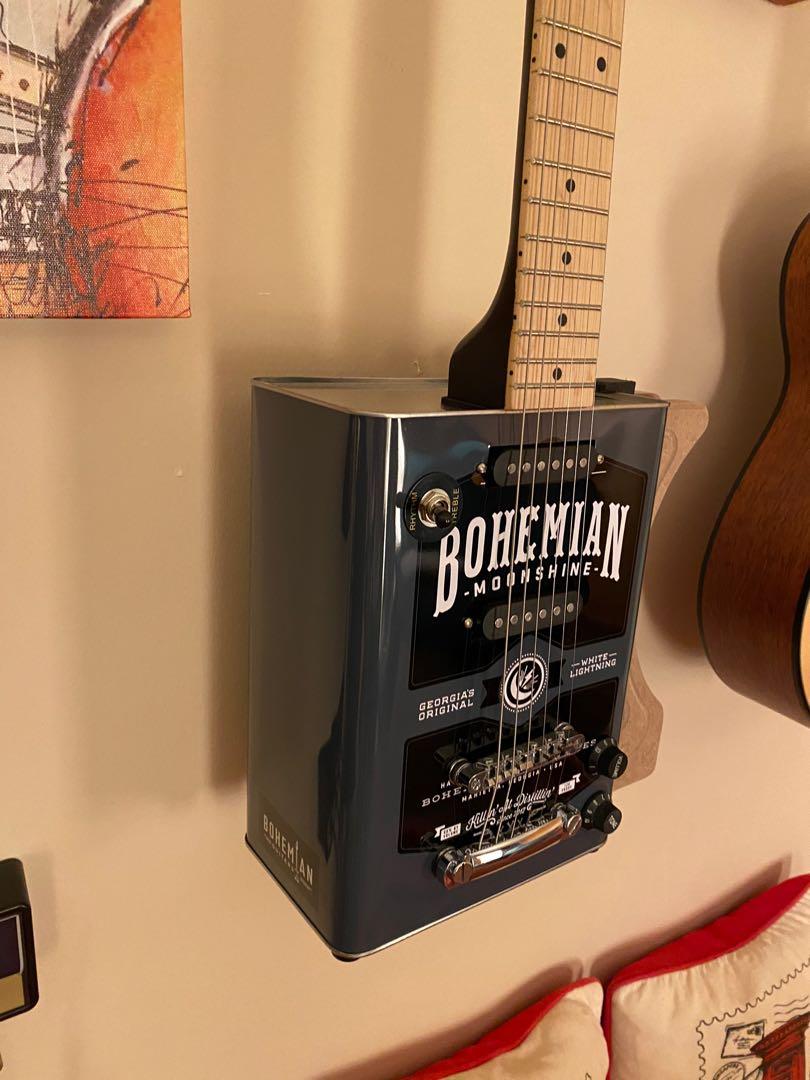 Bohemian Moonshine “cigar box” type guitar, Hobbies & Toys, Music ...