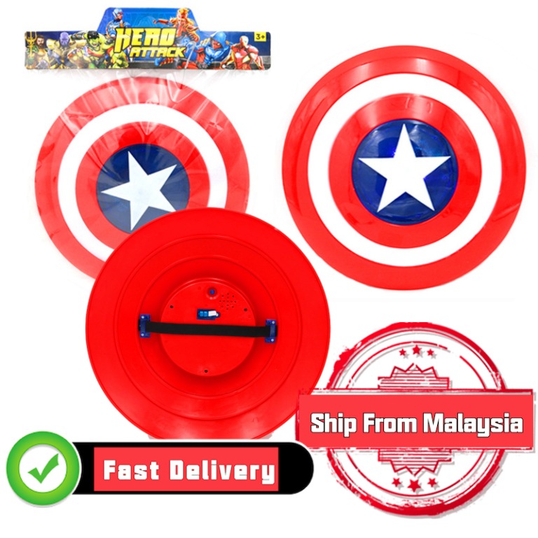 Captain America Voice Flash Shield for Captain America Costume Keep A ...